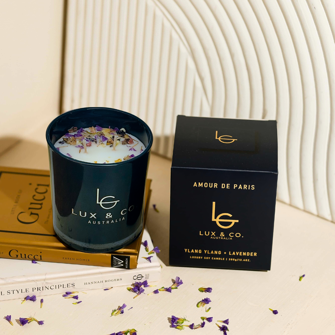 Amour De Paris Premium Scented Candles | Lux & Co